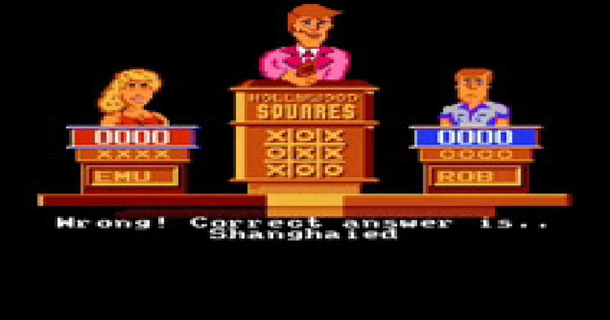Hollywood Squares - Nintendo Emulator