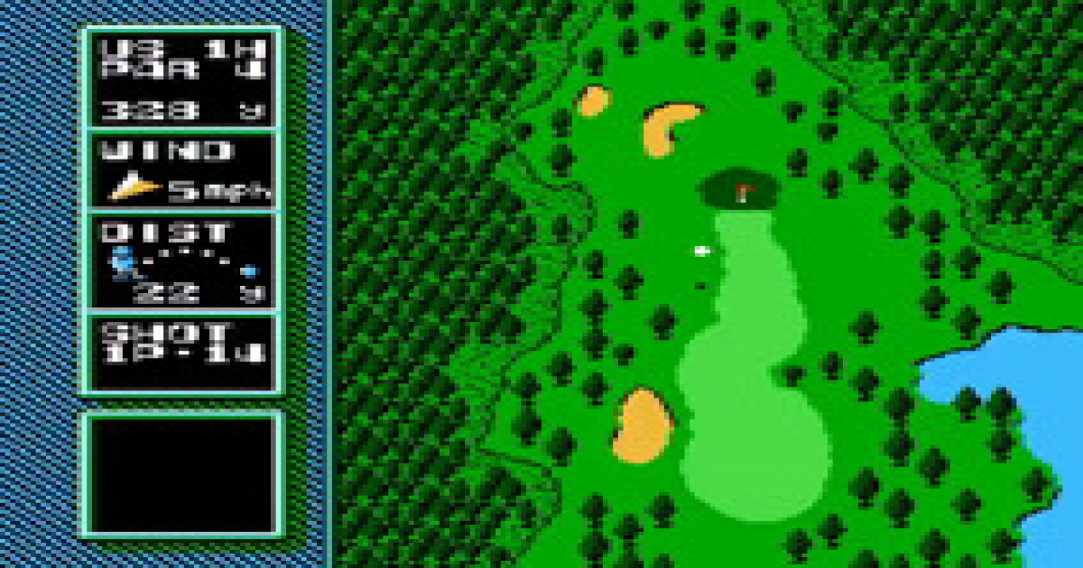 NES Open Tournament Golf - Nintendo Emulator