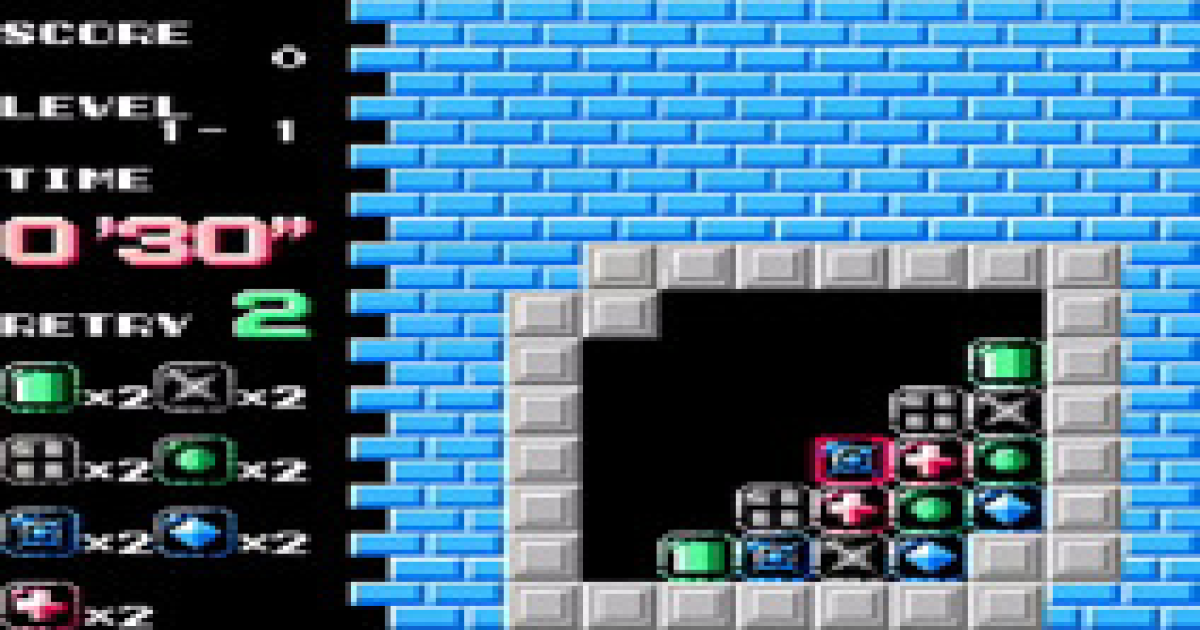 Puzznic - Nintendo Emulator