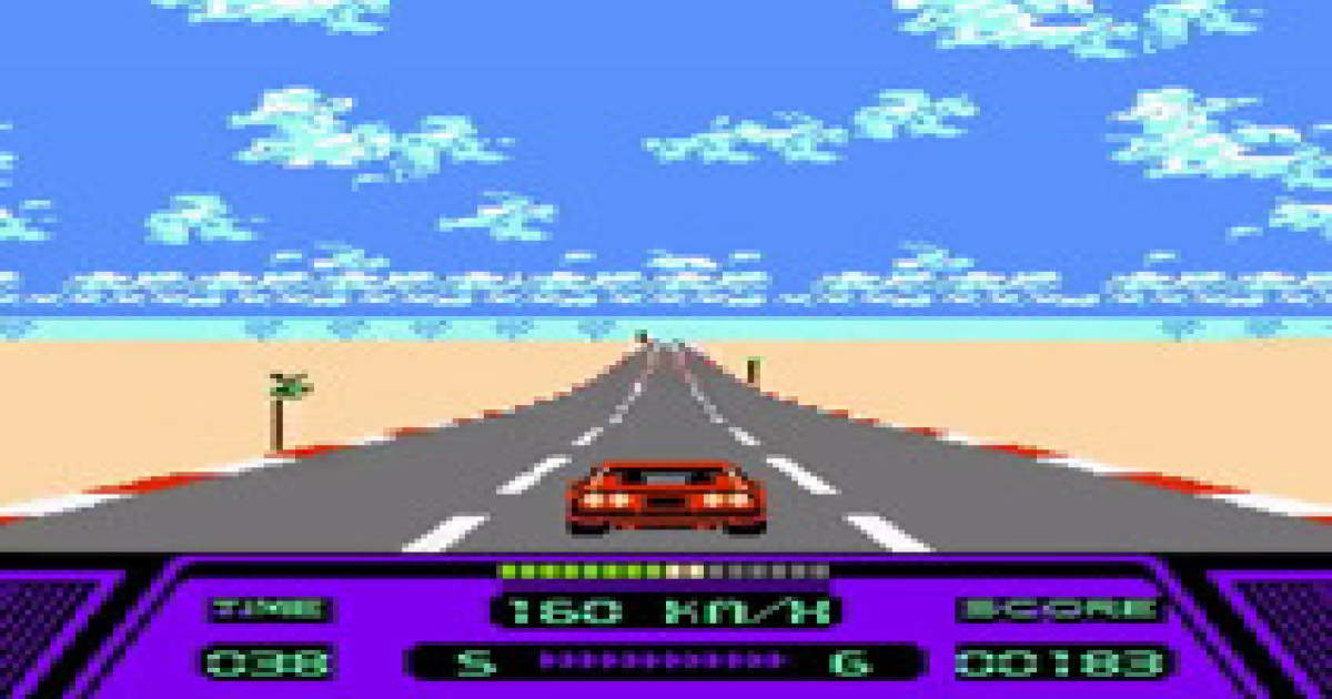 Rad Racer - Nintendo Emulator