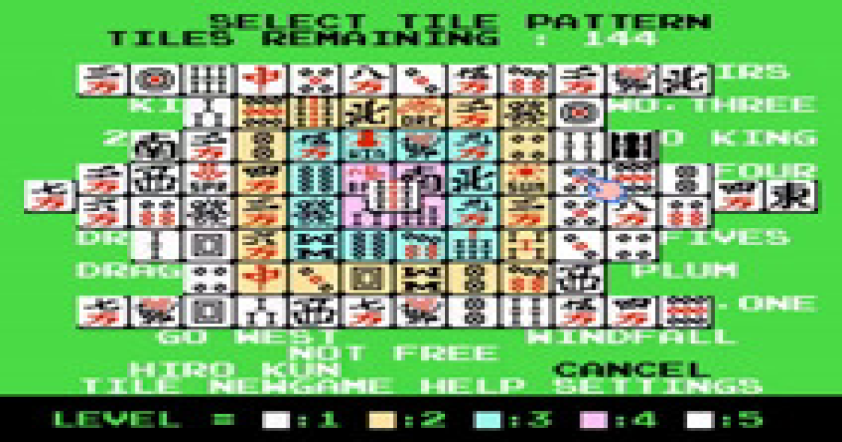 Shanghai - Nintendo Emulator