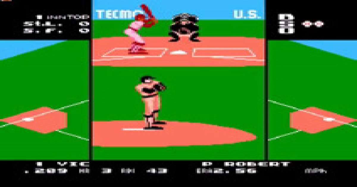Tecmo Baseball - Nintendo Emulator