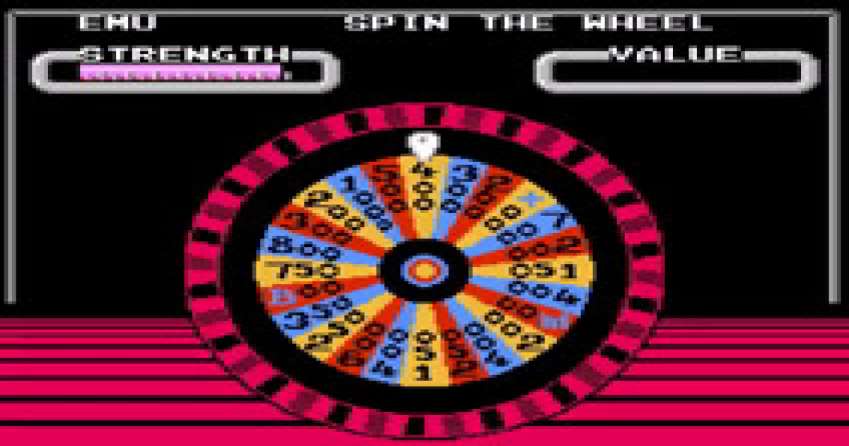 Wheel of Fortune - Nintendo Emulator